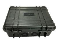 China 10 Bands Portable Mobile Signal Jammer 40 Meters Radius Adjustable Channels for sale