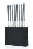 China 8 Bands 3G 4G Signal Jammer Stationary Indoor High Power 3G 4G Jammer for sale