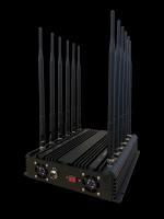China 4G 5G WiFi Cell Phone Signal Jammer 12 Antenna Adjustable Software Management Control for sale