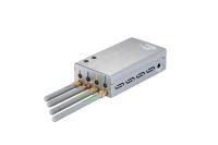 China 5 Antennas GPS 3G Signal Jammer Position Tracking Car Use Portable Handheld for sale