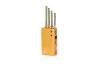 China 4 Antennas GPS Signal Jammer 2500mAh Portable Indoor WIFI Mobile Phone for sale