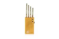 China 4 Antennas GPS Signal Jammer 2500mAh Portable Indoor WIFI Mobile Phone for sale