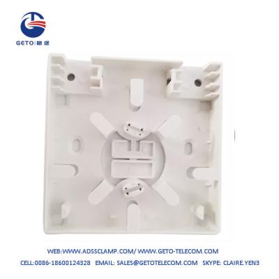 China 2 Port Fiber Optic Faceplate Box Wall Plate Outlet Empty Loaded for sale