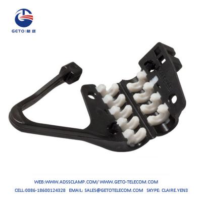 China 1KN Plastic ADSS Suspension Clamp Short Span Drop Cables for sale