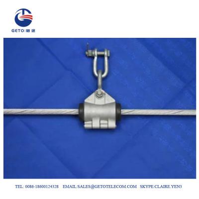 China Broadband Infrastructure ADSS Suspension Clamp 8mm For Overhead Lines for sale