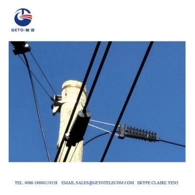China Aerial Fiber Optic Network ADSS Cable Clamp 16mm Infrastructure FO Anchor  for sale