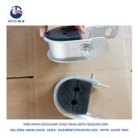 China Hot Dip Galvanized Suspension Clamp For Steel Straps & Bolts for sale