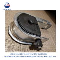 China Customizable FTTH Suspension Clamp For Fiber Cable Hot Dip Galvanized Steel for sale