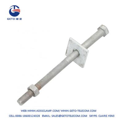 China Hot Dip Galvanized Pole Head & Coupling Bolt With High Impact Resistance for sale