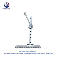 China H.D.G Pole Cross Arm With 11 Holes Outdoor FTTH 436x40x40mm Galvanized for sale