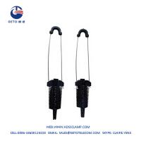 China UV Stabilized PA66 Nylon Anchor Clamp, Injection Forming Overhead Cable Anchor Clamps for sale