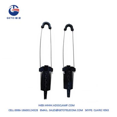 China UV Stabilized PA66 Nylon Anchor Clamp, Injection Forming Overhead Cable Anchor Clamps for sale