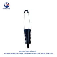 China UV Stabilized PA66 Nylon Anchor Clamp, Injection Forming Overhead Cable Anchor Clamps for sale