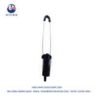 China UV Stabilized PA66 Nylon Anchor Clamp, Injection Forming Overhead Cable Anchor Clamps for sale