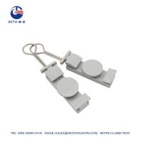 China FTTB 2mm Carbon Steel Fiber Drop Wire Clamp for sale
