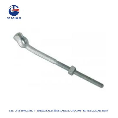 China 11.5KN Forged Angle TEB Galvanized Bolts And Nuts for sale