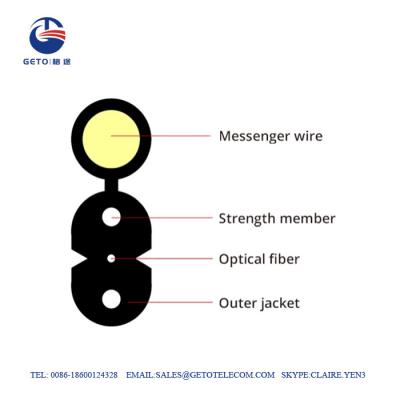 China GJYXFCH/GJYXCH Outdoor FTTH Aerial Drop Cable for sale