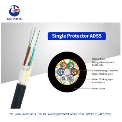 China All Dielectric 2000 Metres OM2 6 Core Fiber Cable for sale