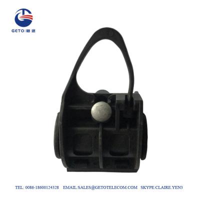 China Plastic ADSS Suspension Clamp Round Flat Cables 6mm Span Max 70m for sale