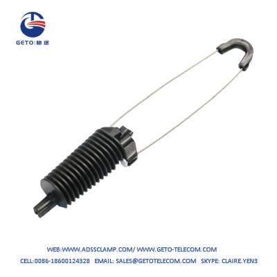 China 4-8mm Plastic Wedge Anchor Clamp For Drop Cable for sale