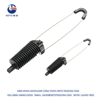 China 4-8mm Plastic Dead End Clamp For Drop Cable Hardware Aerial Network for sale