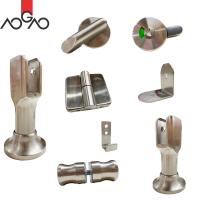 China Standard Size Toilet Cubicle Hardware Polish Satin Bathroom Stall Hardware for sale