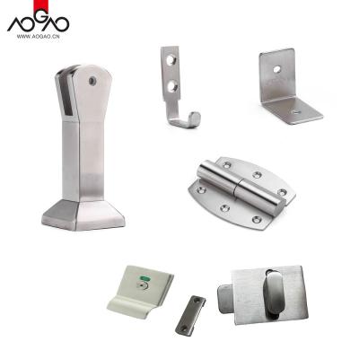 China Modern Style Stainless Steel Toilet Cubicle Hardware with Hinged/Sliding Door Style and Easy to Clean Maintenance for sale