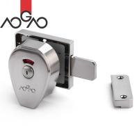 China AOGAO 24 Alloy Material And Stainless Steel Bathroom Partition Lock For Commercial Restrooms for sale