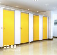 China Aluminum Honeycomb  Bathroom Partition Walls Public Shower Cubicle 1950mm for sale