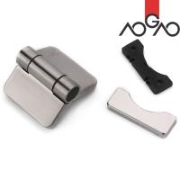China Square Beveled Partition Door Hardware SS Bathroom Partition Accessories for sale