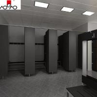 China Waterproof Toilet Cubicle Partition Bathroom Partitions 12mm 18mm Toilet Divider Panels for sale
