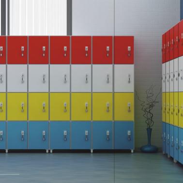 China Phenolic Compact Gym Room Lockers Wall Mounted Storage Locker Gym for sale
