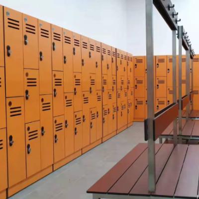 China Phenolic HPL Commercial Gym Lockers Stainless Steel  Small Gym Lockers Waterproof for sale