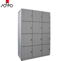 China 12mm Benches Hpl Locker Stainless Steel  White Gym Lockers Cabinet for sale