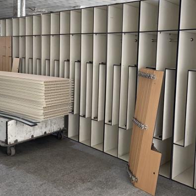 China Phenolic Factory Gym Locker Furniture White   Smart Lockers For Schools for sale