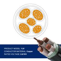 China Copper Conductor Industrial Power Cables YJV High Temperature Resistant XLPE Cable for sale