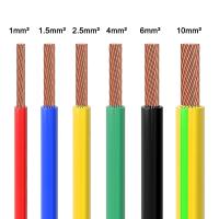 China 300/500V BVR Cable 2.5mm 4mm Flexible Copper Wire Copper Conductor for sale