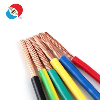China 300/500V BVR Cable 2.5mm 4mm Flexible Copper Wire Copper Conductor for sale