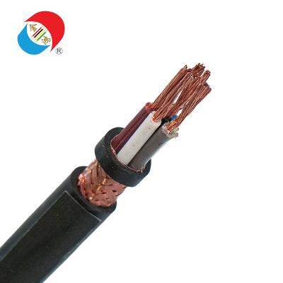 China 0.5mm2-6mm2 Multicore Shielded Cable Tinned / Pure Copper Rvvp Signal Control Cable for sale