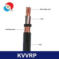 China 0.5mm2-6mm2 Multicore Shielded Cable Tinned / Pure Copper Rvvp Signal Control Cable for sale