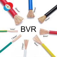 China BVR Fire Retardant Electrical Cables 6mm2 Flexible House 1 Core Cable for sale