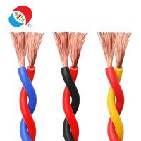 China 450 750V Copper Conductor Cable Core Pvc Insulation Flexible Twisted Pair Wire RVS for sale