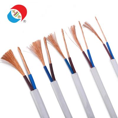China 300/500V RVVB Flexible Flat Cable PVC Sheath Cable Home Audio Lighting Power Control for sale
