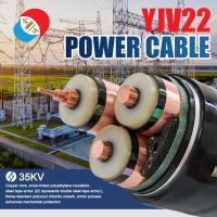 China 8.7/15kV Copper Conductor Steel Tape Armor STA Cable YJV22 Cable Armoured for sale