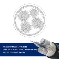 China Armored Cable YJLHV22 PVC Sheathed Cable XLPE Insulated Steel Armor for sale