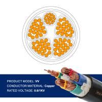 China Commercial and Industrial 0.6/1KV VV PVC Insulated and Sheathed Power Cable for sale