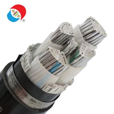 China XLPE STA Aluminium Cables YJLV22 0.6/1kV LV Underground Cable for sale