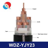 China WDZ-YJY23 LSZH XLPE Copper Cable With STA Armor For LV Underground Runs for sale