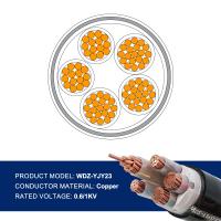 China WDZ-YJY23 LSZH XLPE Copper Cable With STA Armor For LV Underground Runs for sale