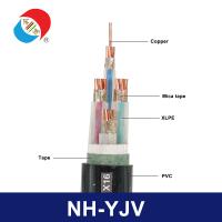China XLPE Copper Fire Rated Cable 500V NH-YJV 4 Cores 5 Cores Fire Proof Cable for sale